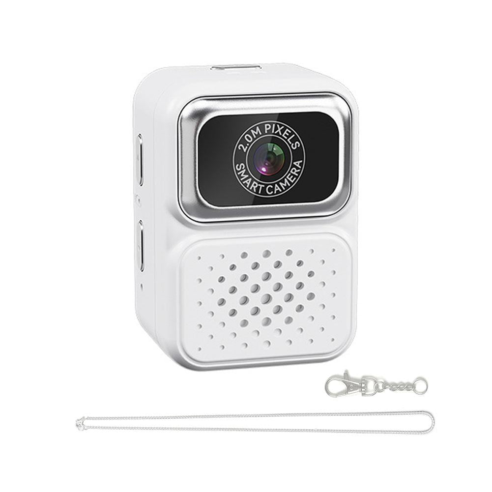 QHUDLV Retro Mini Camera Video Recorder necklace Digital Cam with Flash ...