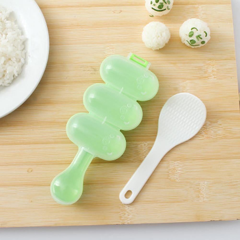 QHUDLV Rice Ball Maker Mold for Temari Sushi, Easy DIY Rice Ball Maker ...