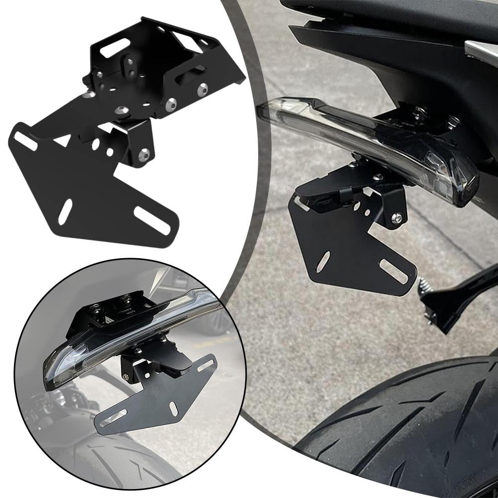QHUDLV Rotating Mudguard Eliminator,Rear License Plate Bracket ...