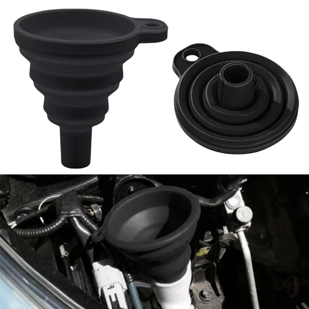 QHUDLV Silicone Engine Funnel,Foldable Car Oil Gasoline Pouring Tool ...