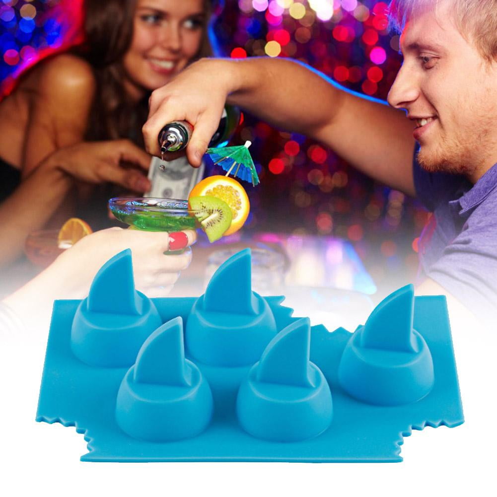 QHUDLV Silicone Trays for Freezer Shark Fin Shape Candy Making Mold ...
