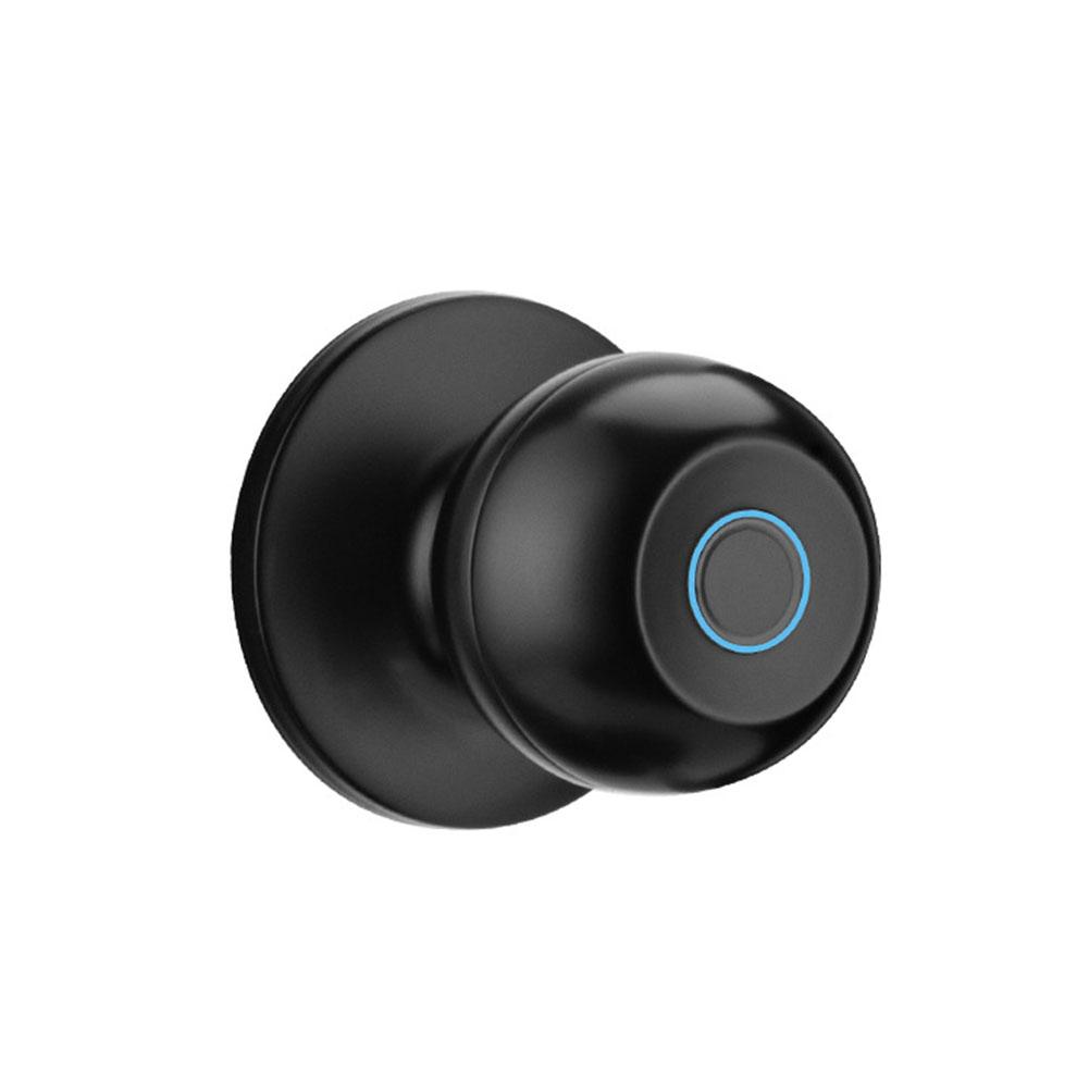 QHUDLV Smart Knob Fingerprint Lock, Biometric Steel Fingerprint Smart ...