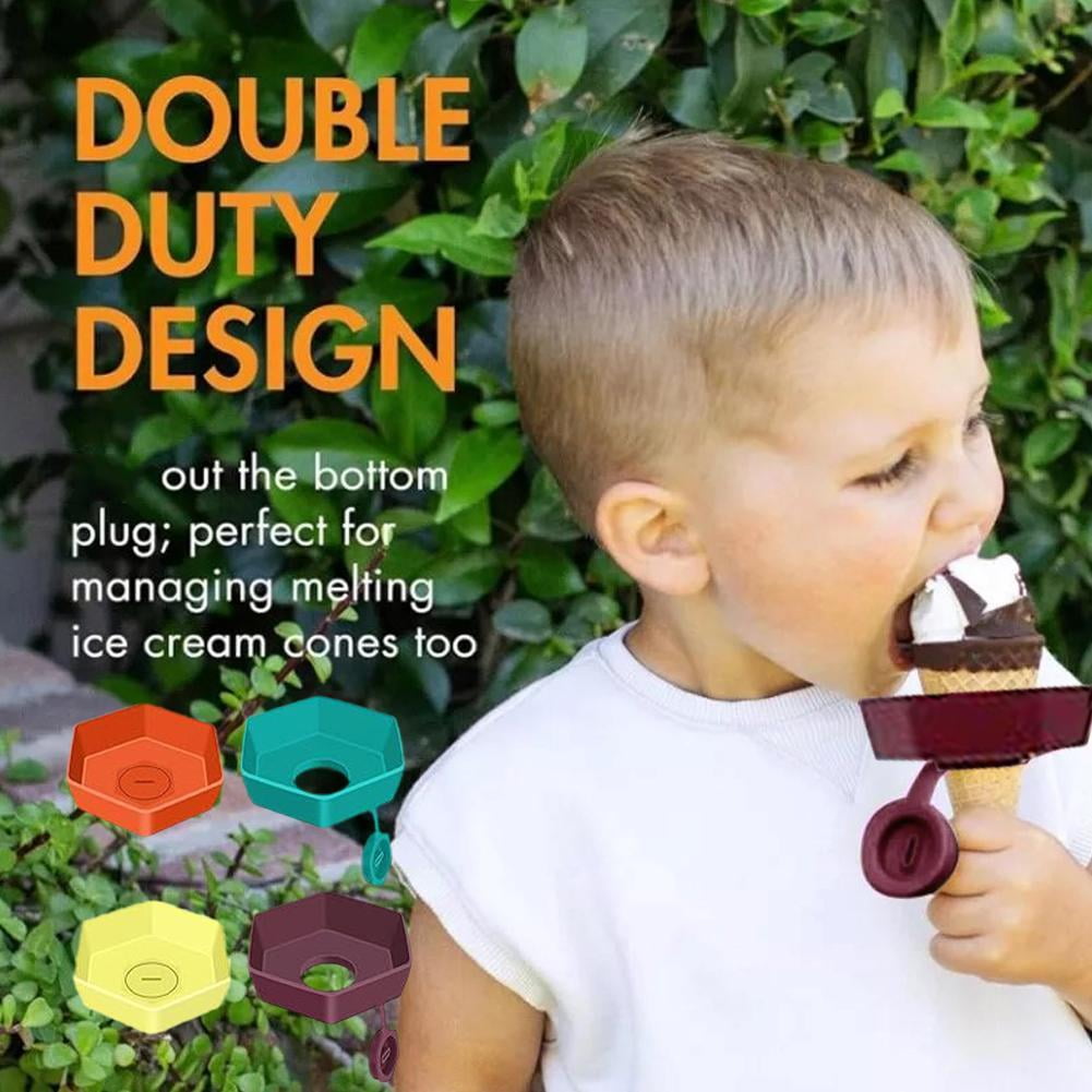 QHUDLV Square Popsicle Holder Frozens Ice Cream Holder Prevent Staining ...