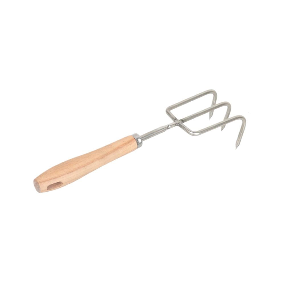 QHUDLV Stainless Steel Clam Rake Claw Rake - Multipurpose Rake Tool ...