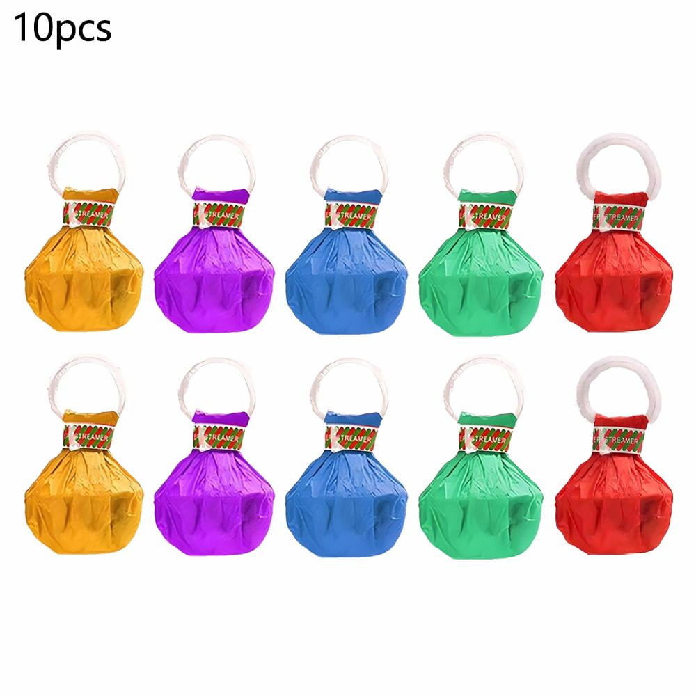 QHUDLV Streamer Poppers Set, 10pcs Confetti-Free Popper Crackers, Party ...