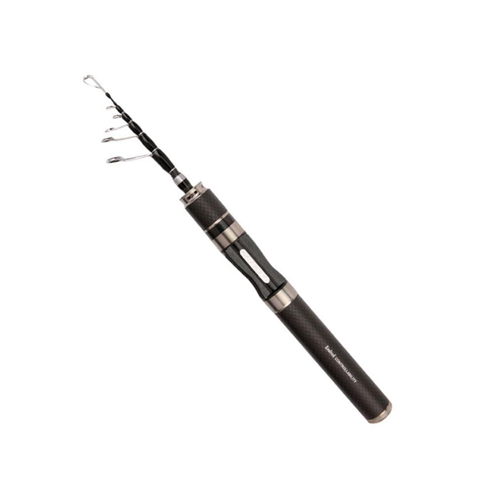 QHUDLV Telescopic Fishing Rod - Carbon Mini Rod for Sea Fishing with ...