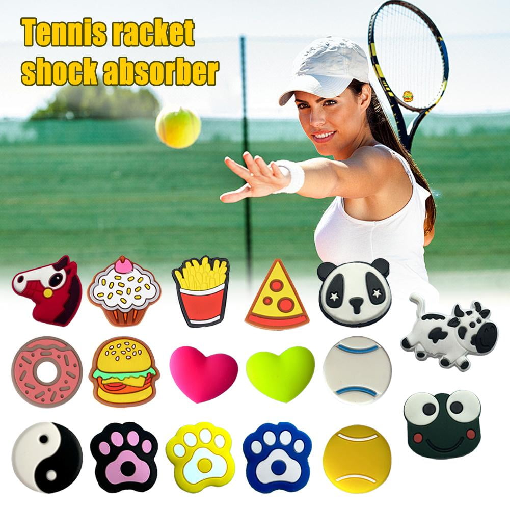 QHUDLV Tennis Racket Vibration Dampeners,Cartoon Racket String Shock ...