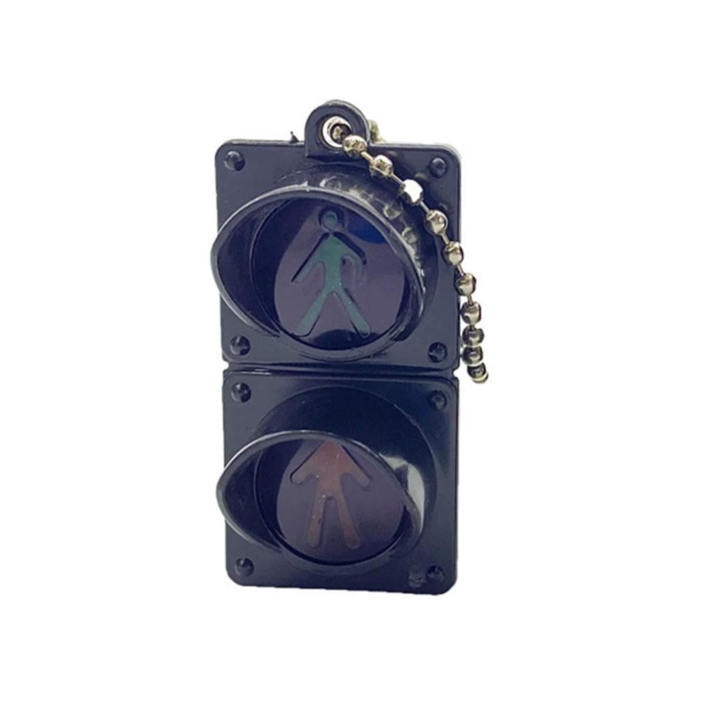 QHUDLV Traffic Light Toy Pendant – Cute Light‑Up Keychain – Creative ...