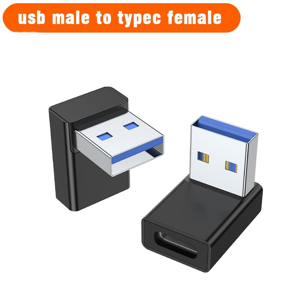 QHUDLV USB 3.0 Angle Adapter,90° Left Right Up Down Connector,Space ...