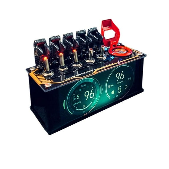 QHUDLV USB Hub Switch – Built‑in RGB – Retro Decoration Support ...