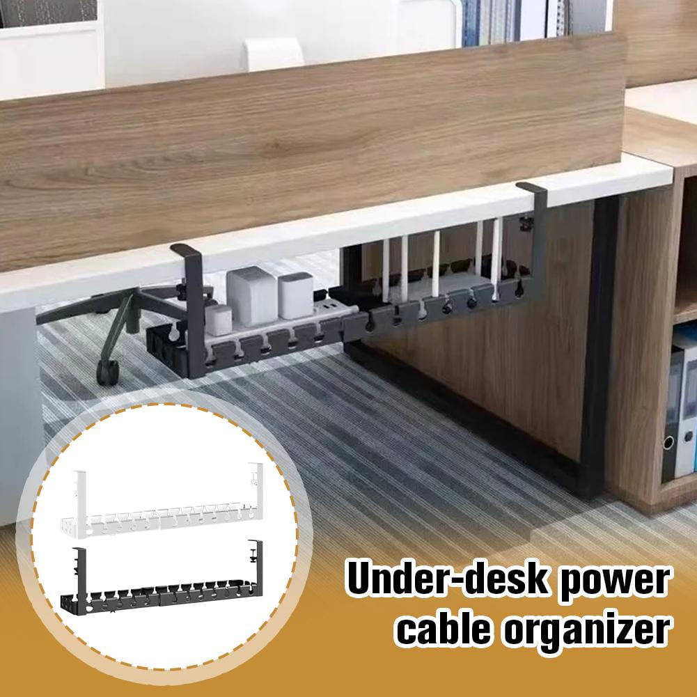 QHUDLV Under-desk power cable organiz,suitable for desks of varying ...