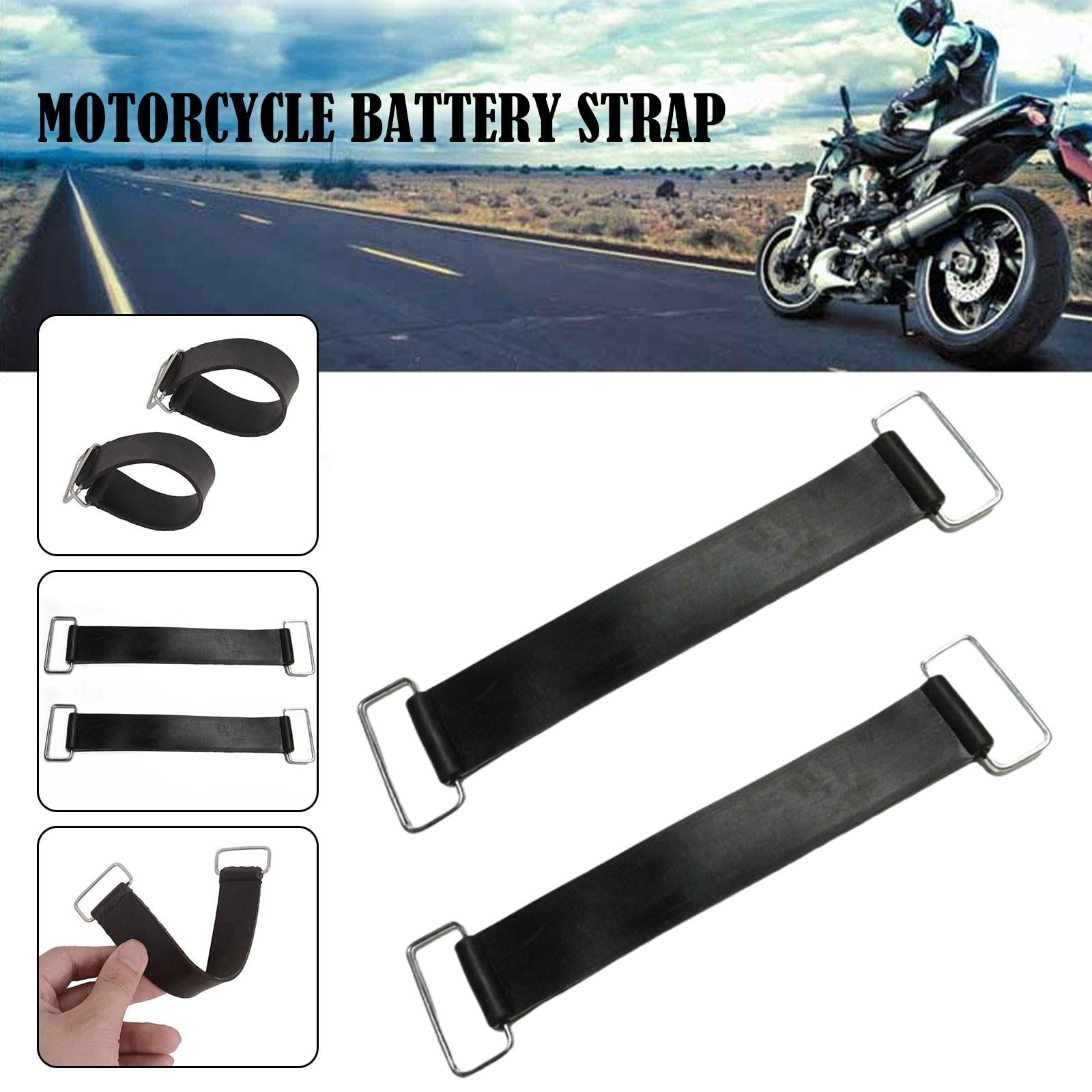 QHUDLV Universal Rubber Battery Strap,Motorcycle Holder Belt,Secure ...