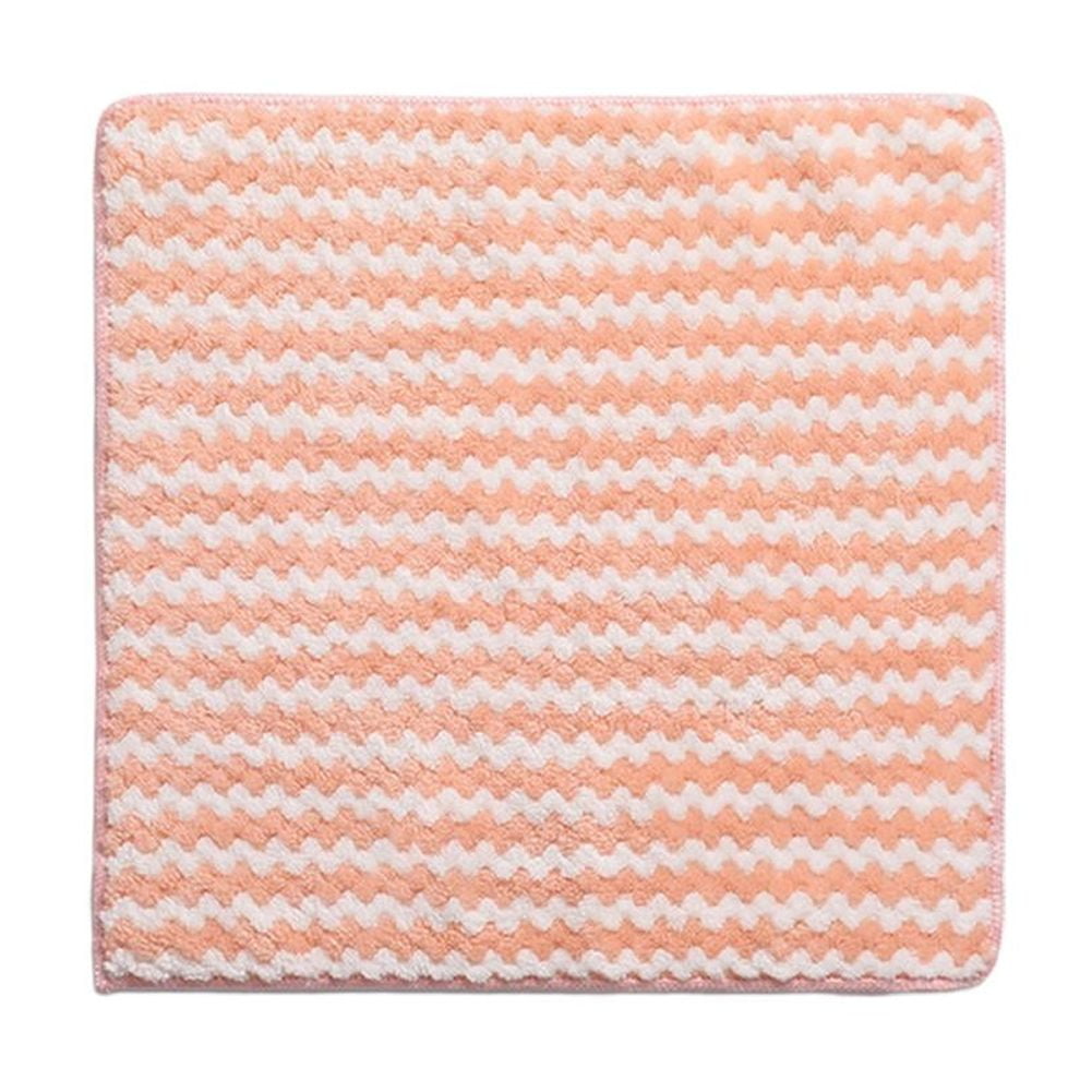 QHUDLV Velvet Hanging Hand Towels Kitchen Dishclout Cleaning Supplies ...