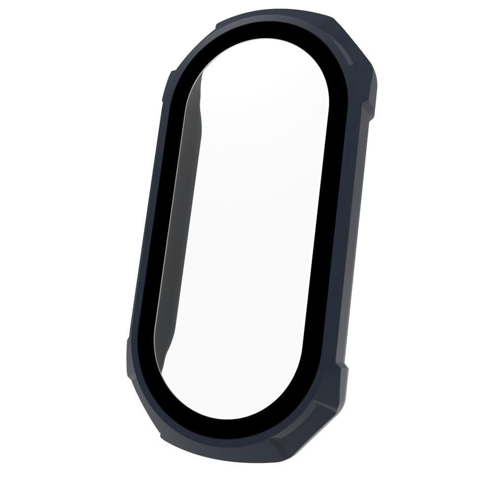 QHUDLV Xiaomi Mi Band 10 Protective Case with Tempered Glass, PC Shell ...