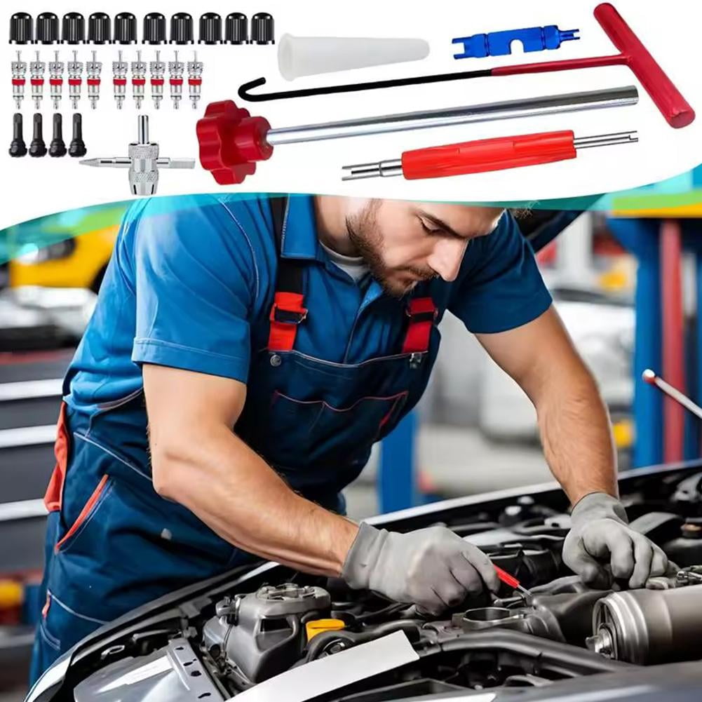 QHUDLV ZHOSXRC Quick Change Tire Valve Tool Kit,Tire Valve Core Quickly ...