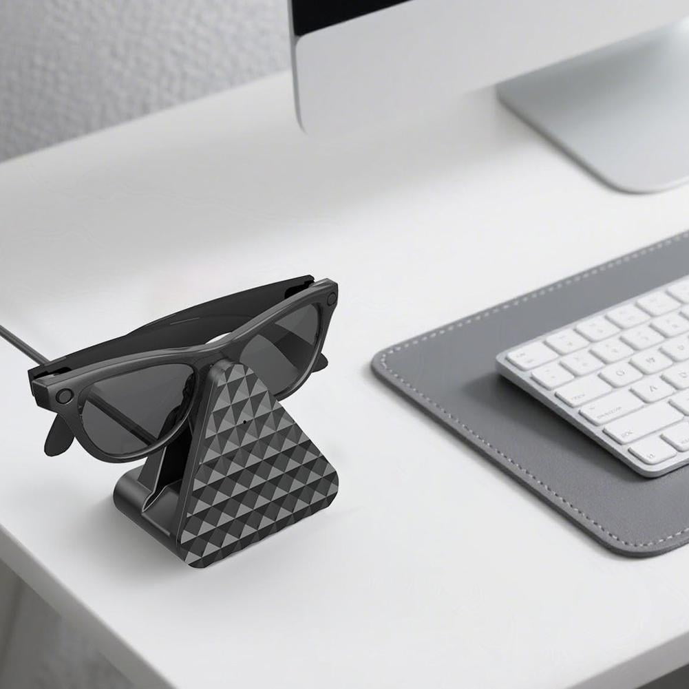 QHUDLV for meta smart glasses chargerMagnetic Charger Dock StandFast ...