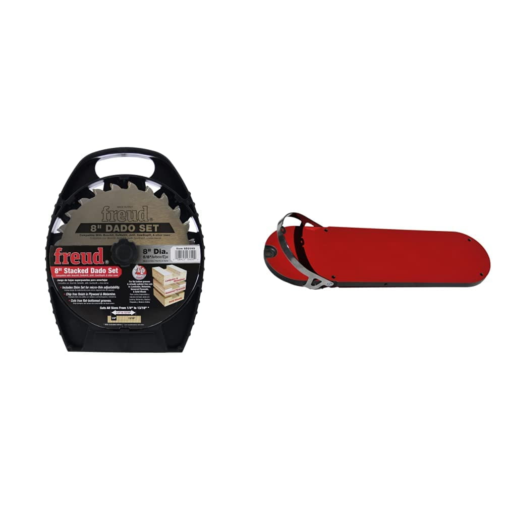 QIANGLING SD208S: 8" Pro Dado Set and Dado Lock Down Insert, 16 in L, 1 ...