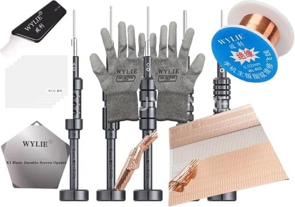 QIANLI 5PCS of iTor 3D Batch Heads Full Set of QianLi ToolPlus Precision Disassembly Screwdriver ...