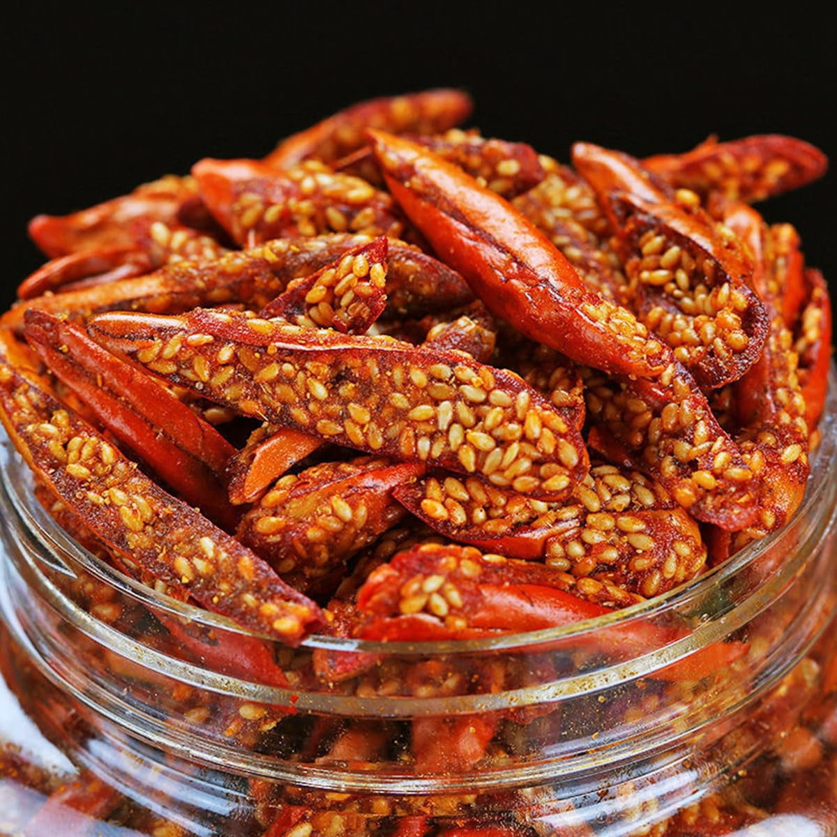 QIANPINHUI Spicy Crispy Chili IRF13 Crunch with Sesame Irresistibly ...