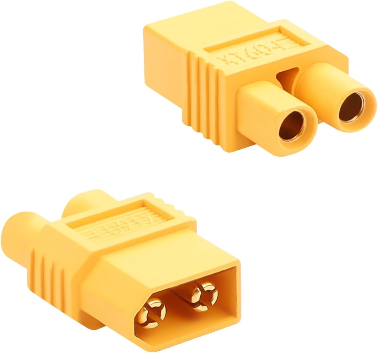 QIANRENON 30A XT60 to EC3 Model Airplane Battery Connector Gold Plated ...