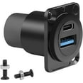 QIANRENON USB3.0 & USB C 3.1 Panel Mount Adapter USB3.0+USB Type C 3.1 ... QIANRENON USB3.0 & USB C 3.1 Panel Mount Adapter USB3.0+USB Type C 3.1 ...