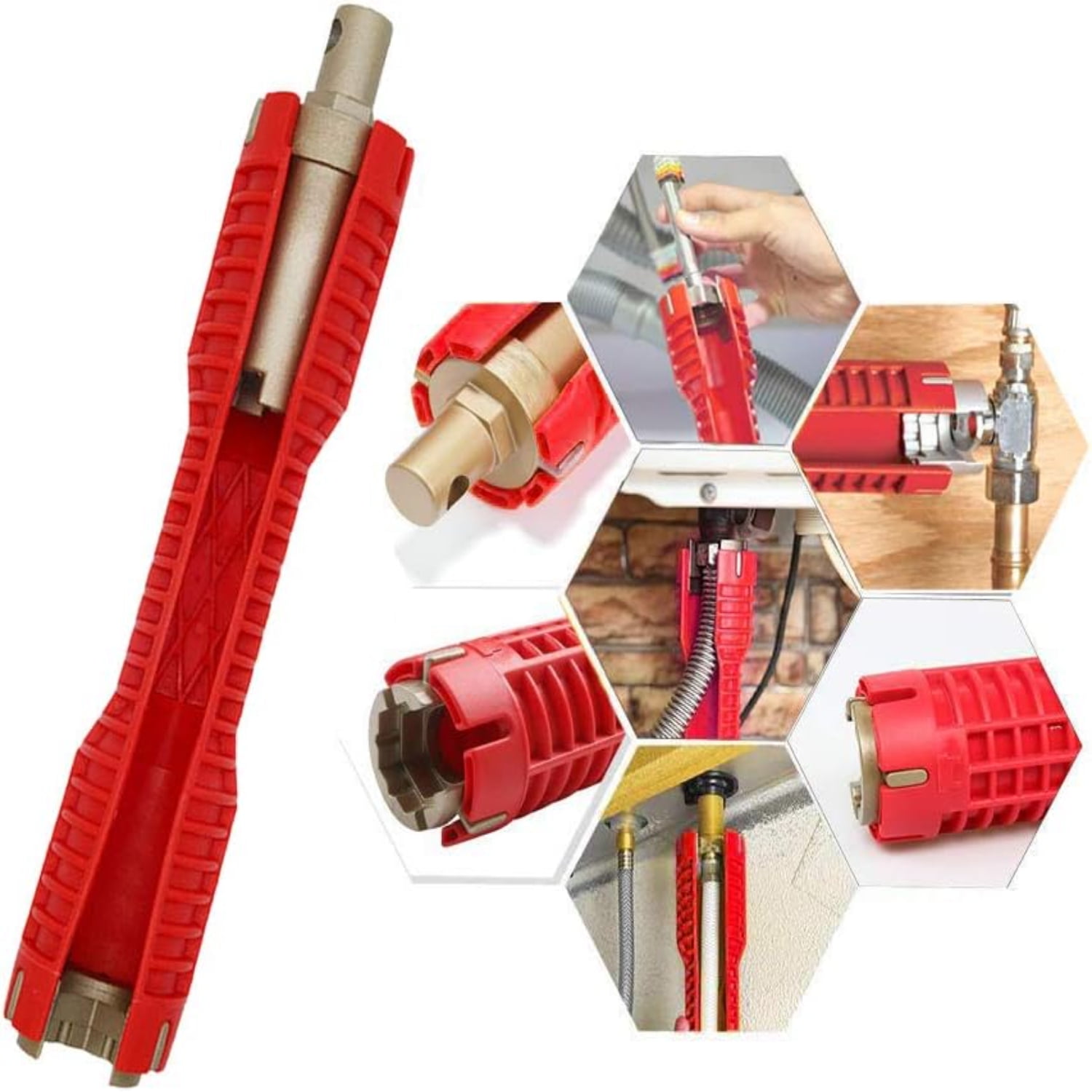 QIBAXXYL Essential plumbing tool for kitchen bathroom and more - Multi ...