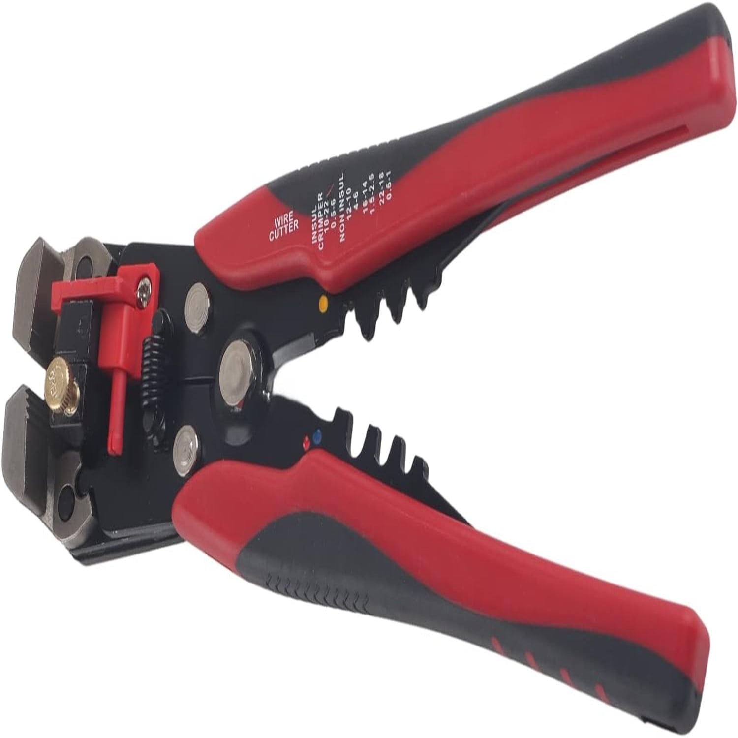 QIBAXXYL Heavy Duty Self-Adjusting 3 in 1 Wire Cutter Tool for 10-24 AWG - Ergonomic Automatic ...