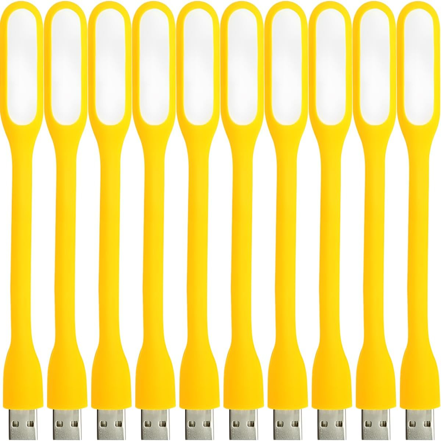 QIBAXXYL Portable USB LED Light Lamp with Flexible Arm for Power Bank ...