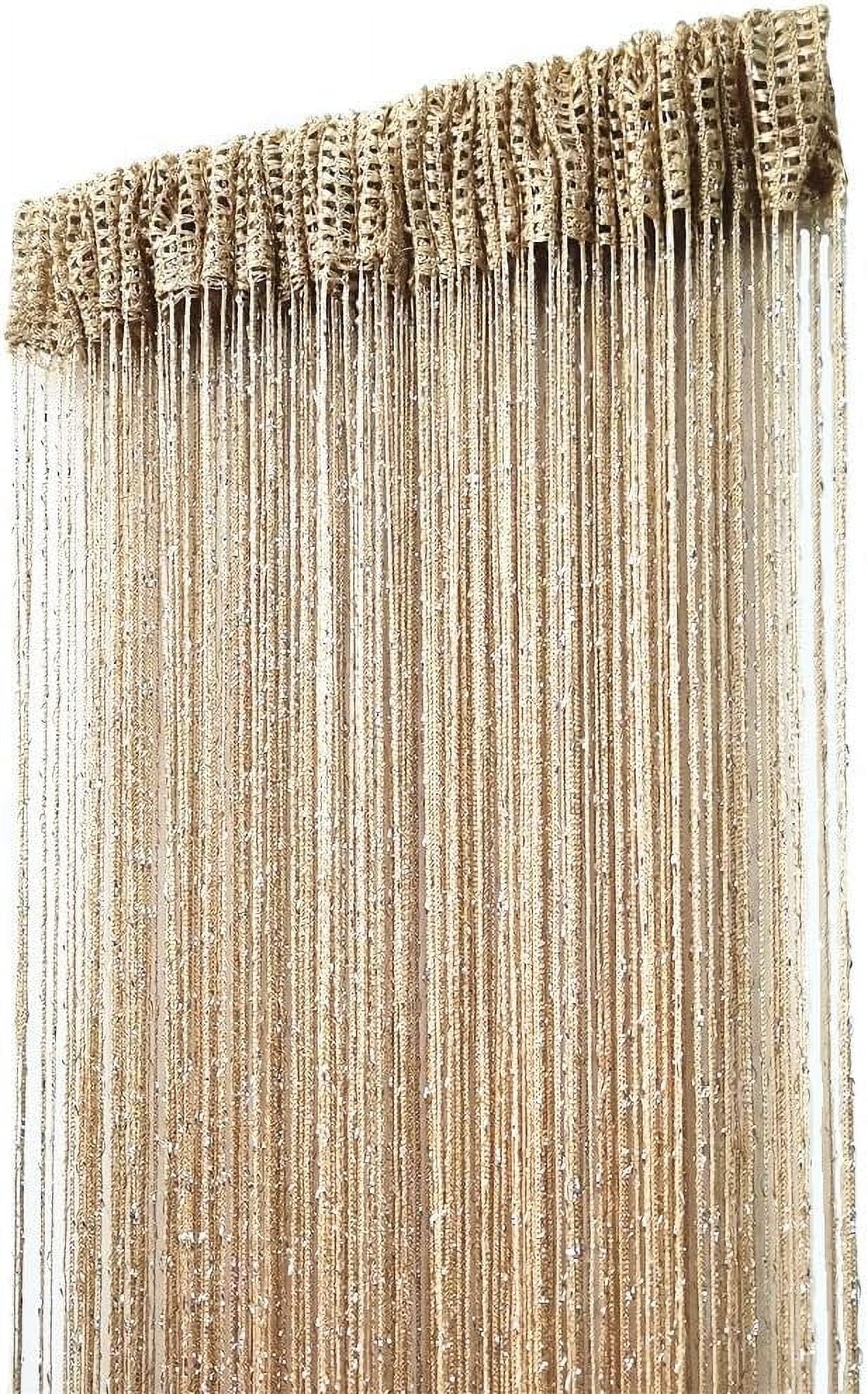 QICICI-Decorative Door String Curtain Wall Panel Fringe Window Room ...