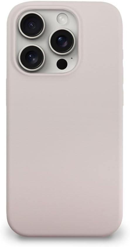 QICICI-Essentials Silicone Case For Iphone 15 Pro - Stone Light Eco ...