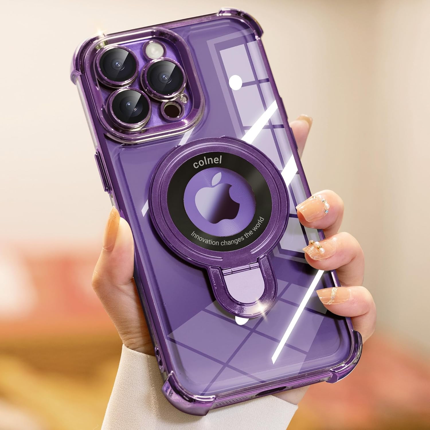 QICICI-For Iphone 14 Pro Case With Integrated Lens Protection ...