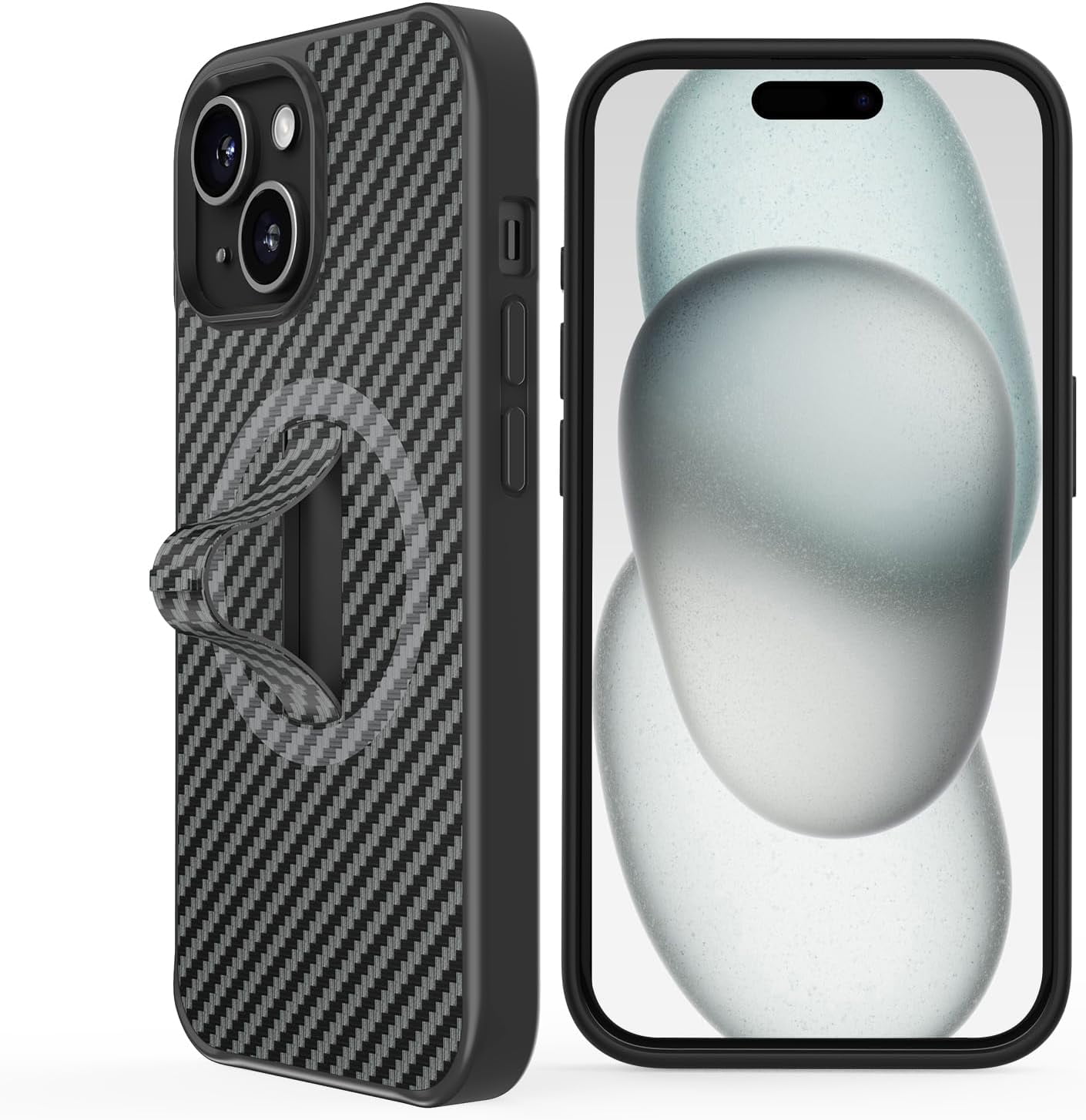 QICICI-For Iphone 15 Case With Invisible Stand [Compatible With Magsafe ...