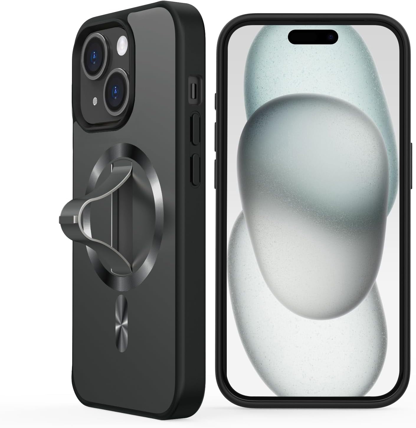 QICICI-For Iphone 15 Plus Case With Invisible Stand [Compatible With ...