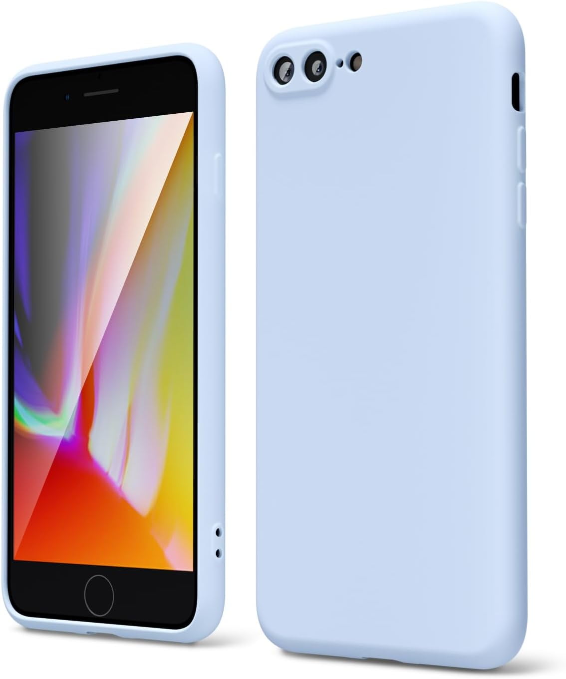 QICICI-For Iphone 7 Plus Case Iphone 8 Plus Case Liquid Silicone, Cute ...
