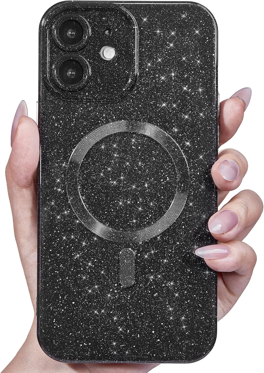 QICICI-Glitter Case For Iphone 12 Phone Case Magnetic Compatible With ...