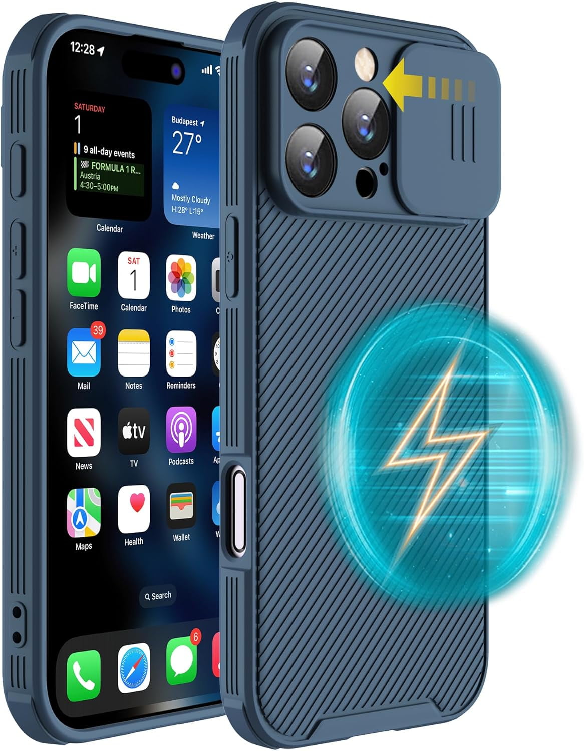 QICICI-Magnetic Case For Iphone 16 Pro Case, Iphone 16 Pro Camera ...