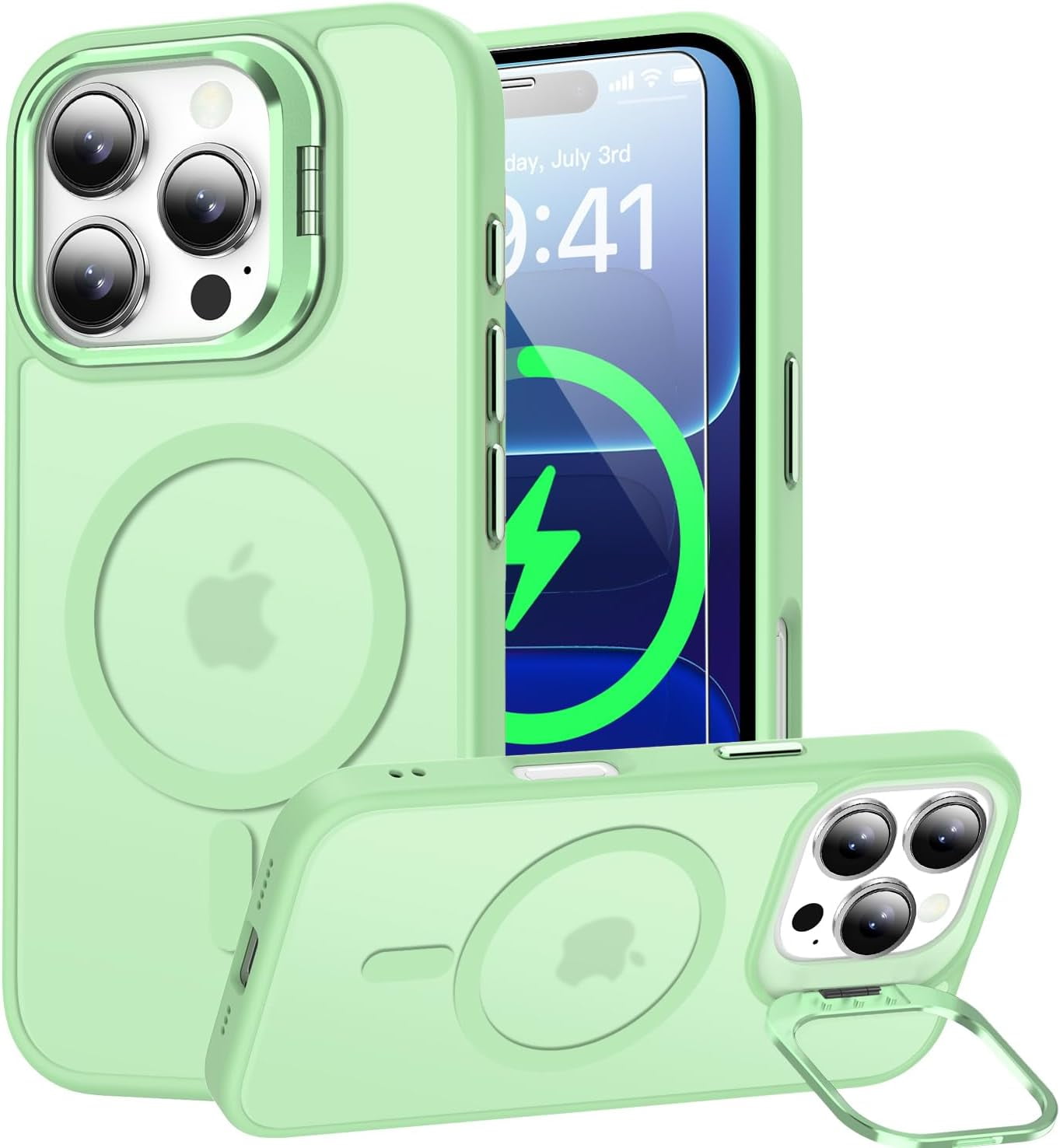 QICICI-Magnetic For Iphone 16 Pro Max Case With Screen Protector, Built ...