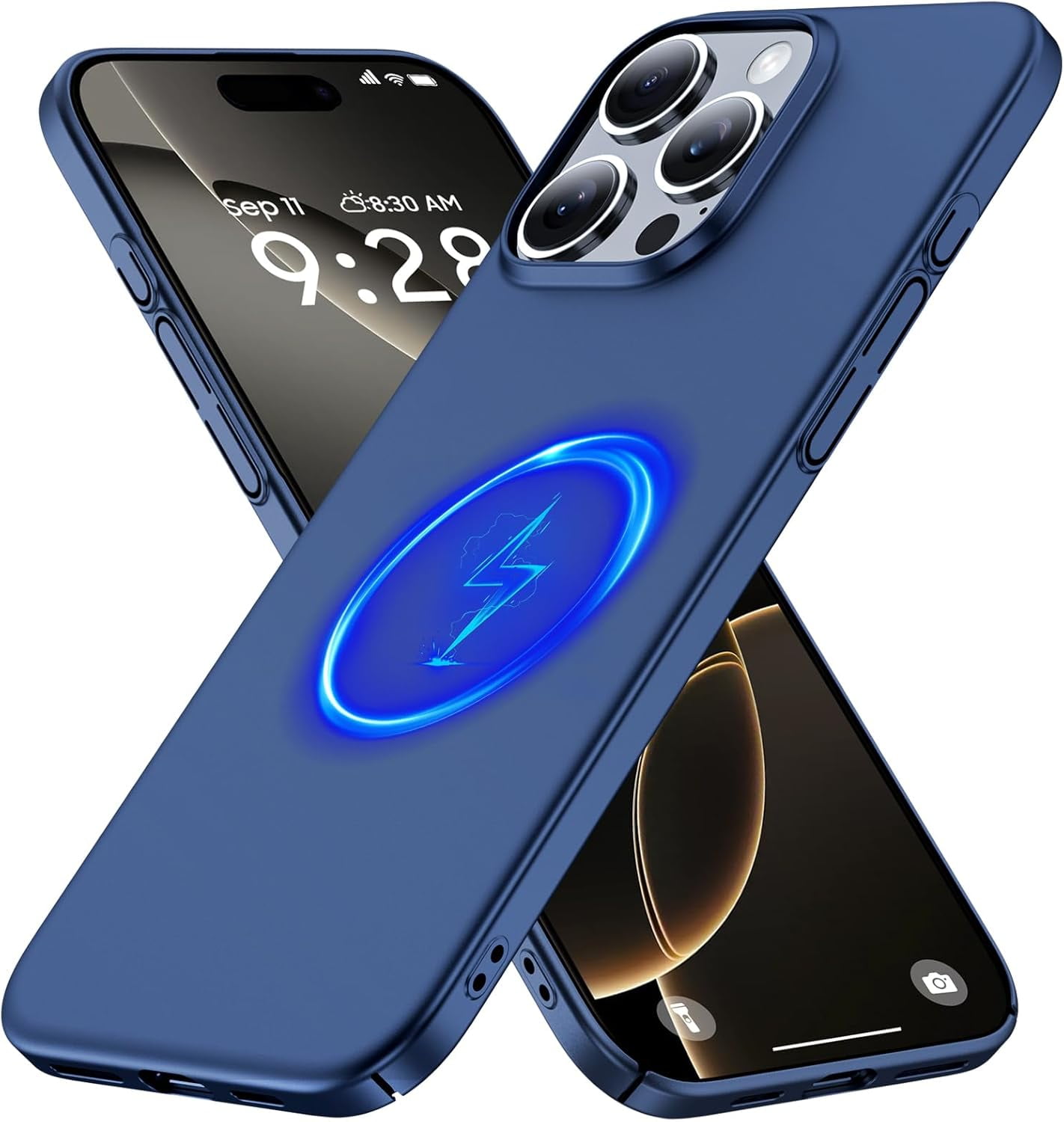 QICICI-Magnetic Ultra Thin Frosted Designed For Iphone 16 Pro Phone ...