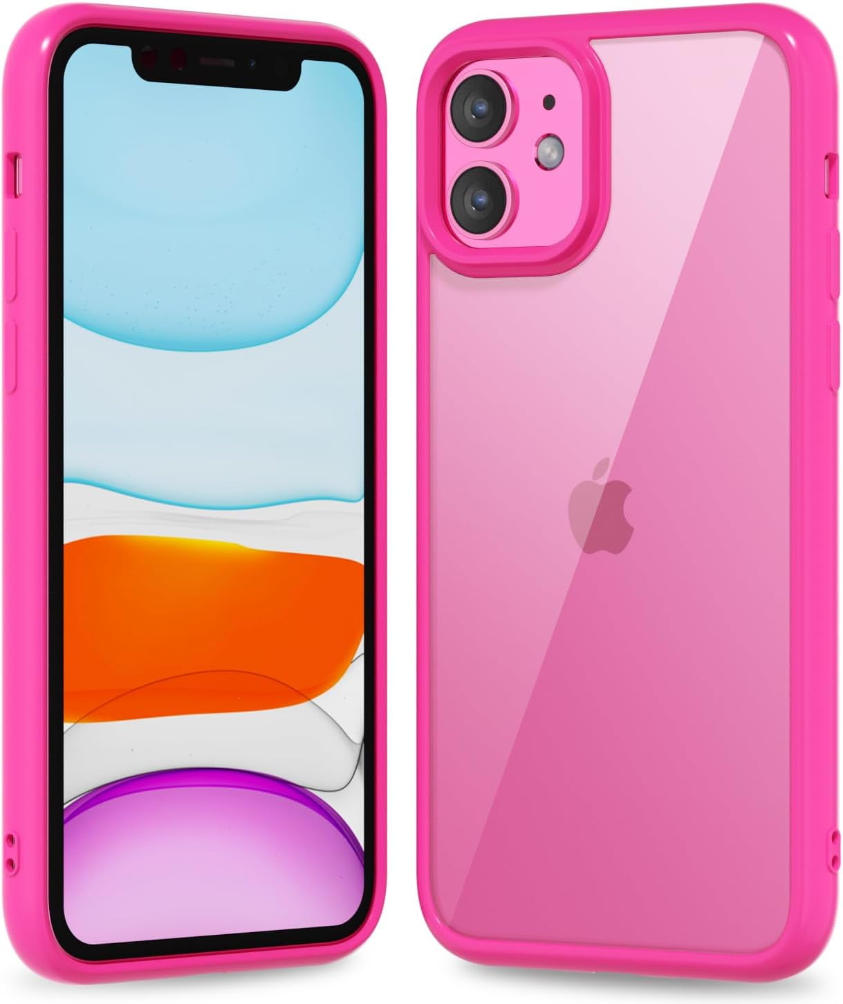 QICICI-Thin Slim Clear Case For Iphone 11, Transparent Hybrid Hard ...