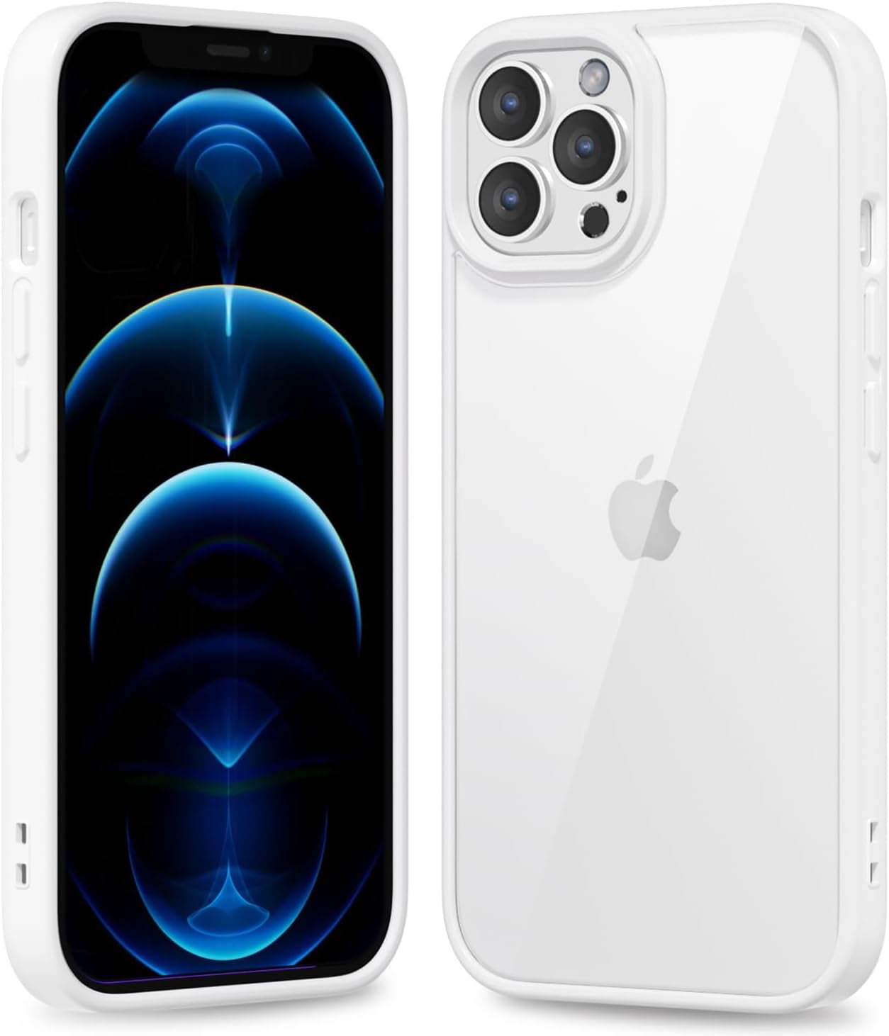 QICICI-Thin Slim Clear Case For Iphone 12 Pro Max, Transparent Hybrid ...