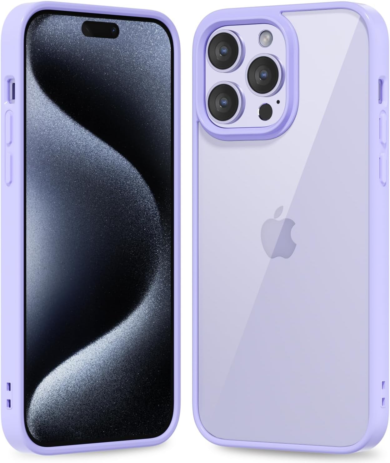 QICICI-Thin Slim Clear Case For Iphone 15 Pro, Transparent Hybrid Hard ...