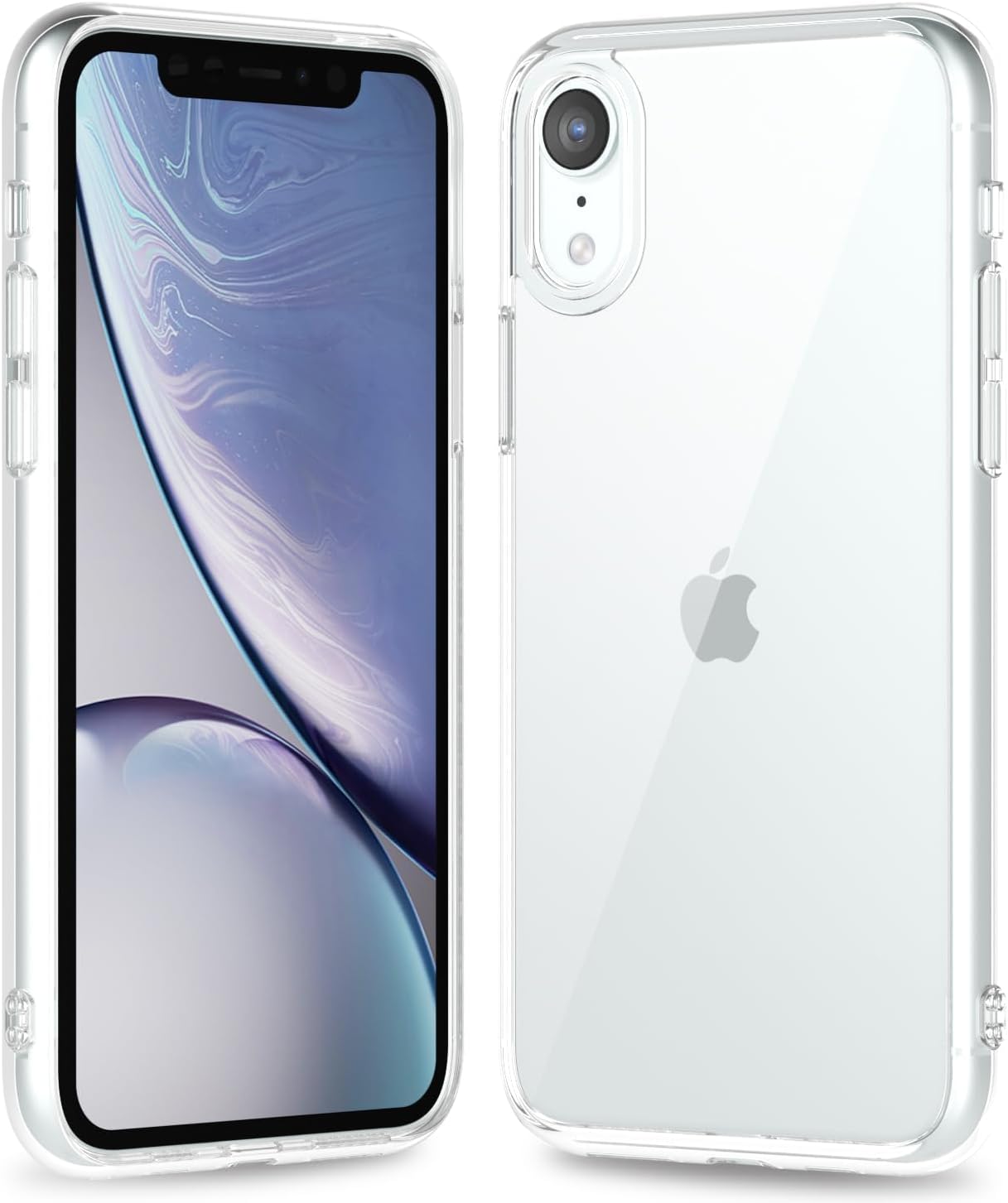 QICICI-Thin Slim Clear Case For Iphone Xr, Transparent Hybrid Hard ...