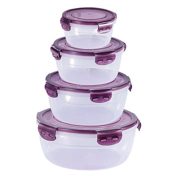 QIDESHIP Bowl Storage, Kitchen Mixing Bowls Glass Bowls with Lids Set ...