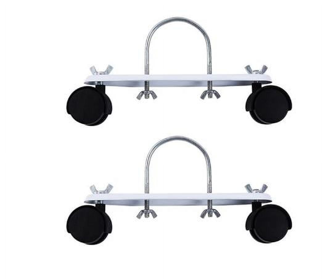 QIDITONG 1 Pair Caster Wheels For Electric Radiators Sturdy Mobile Heater Support Bracket Oil ...