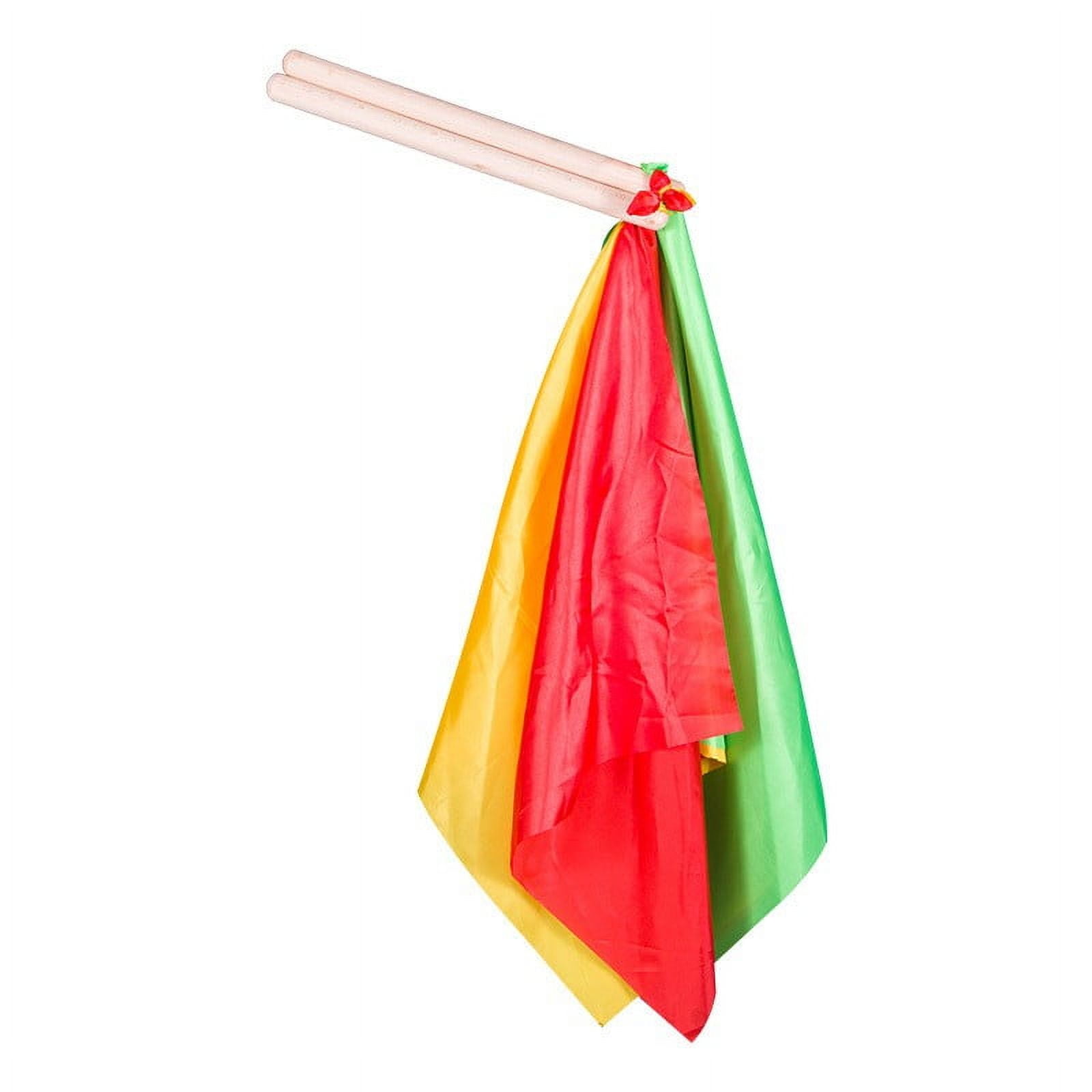 QIDITONG 1 Pair Waist Drumsticks Wand Ribbon Dancer Wand Wooden ...