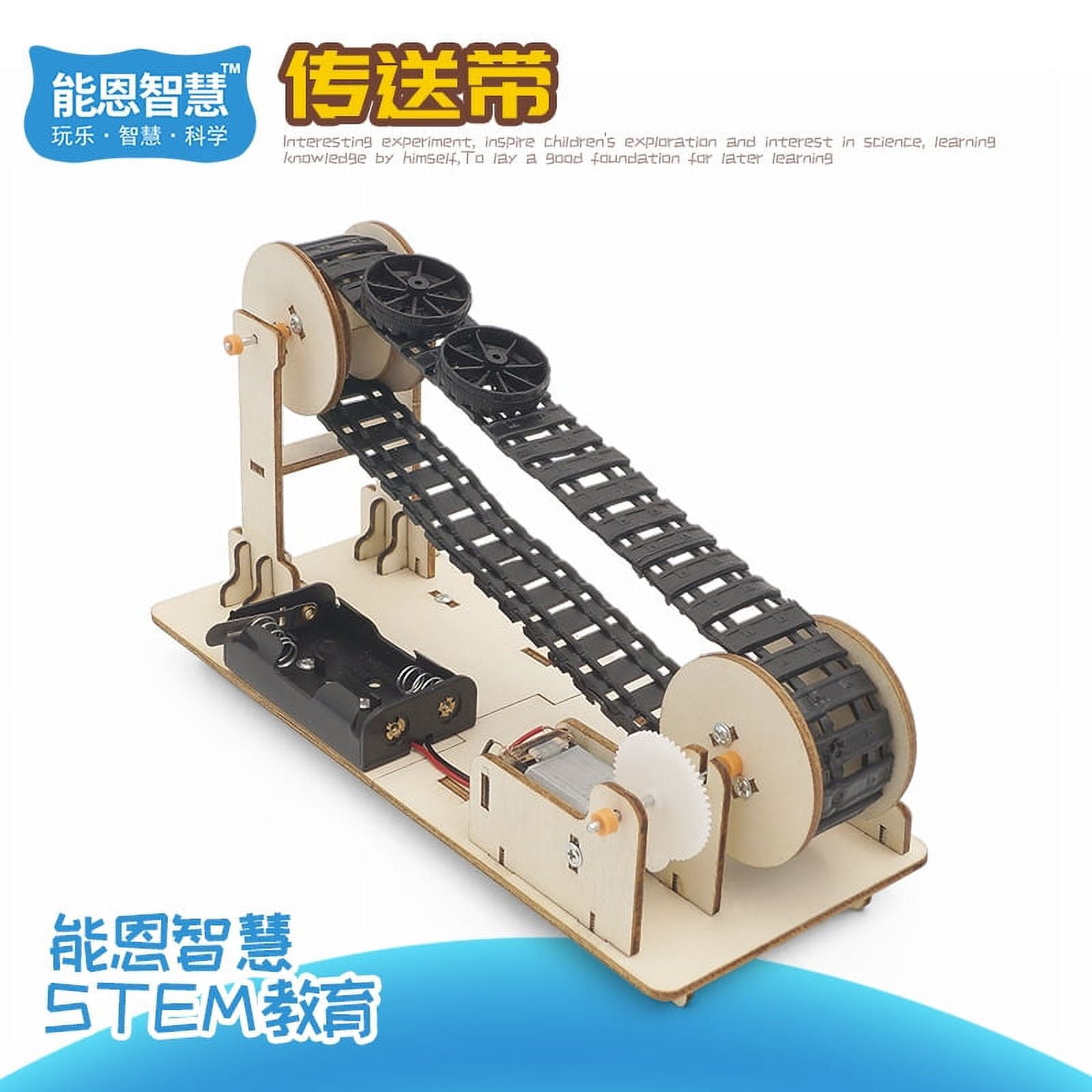 RENACLIPY DIY Wooden Science Kit for Kids QIDITONG Educational Physics ...