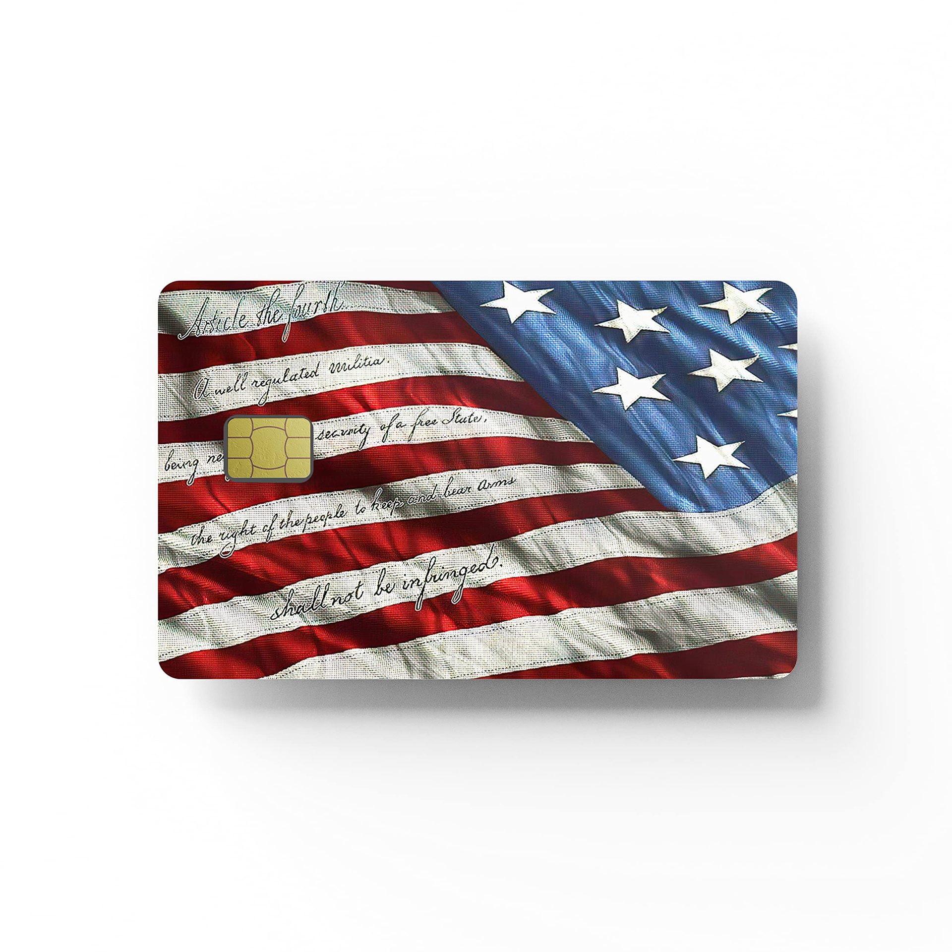 QIDITONG 1 Set US Flag Stickers for Credit Cards Debit Cards Metro ...