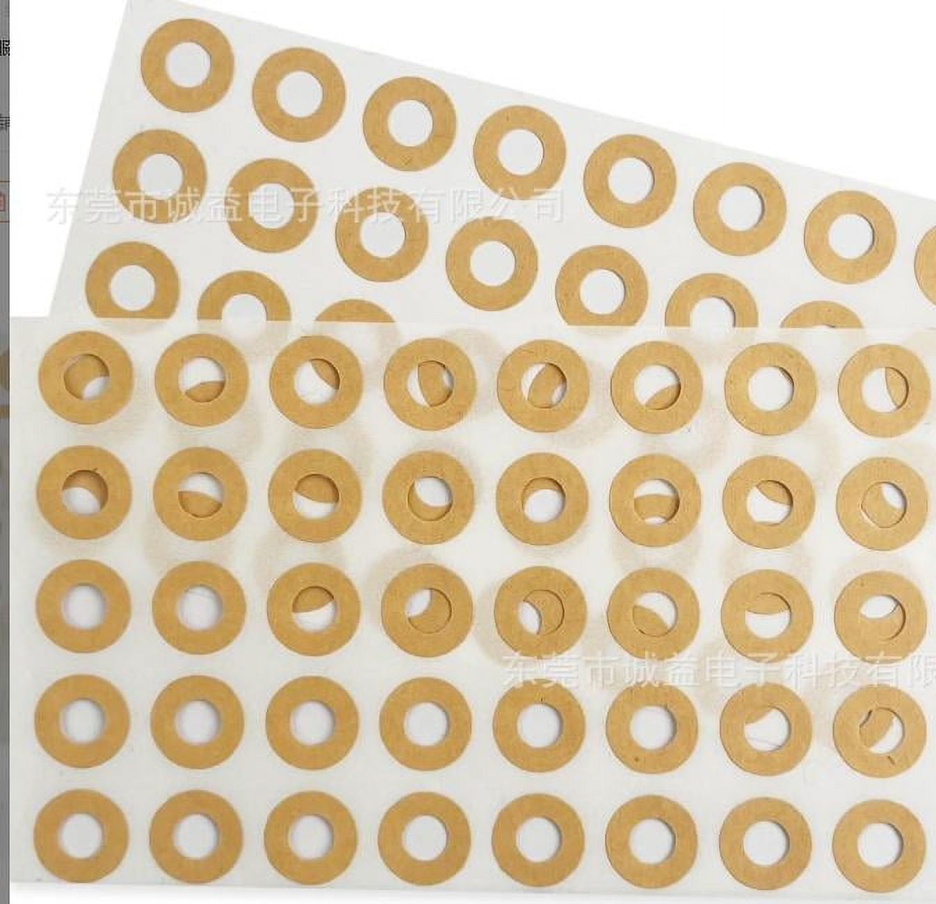 QIDITONG 100 Sheet Loose Leaf Hole Reinforcement Labels Round Self ...