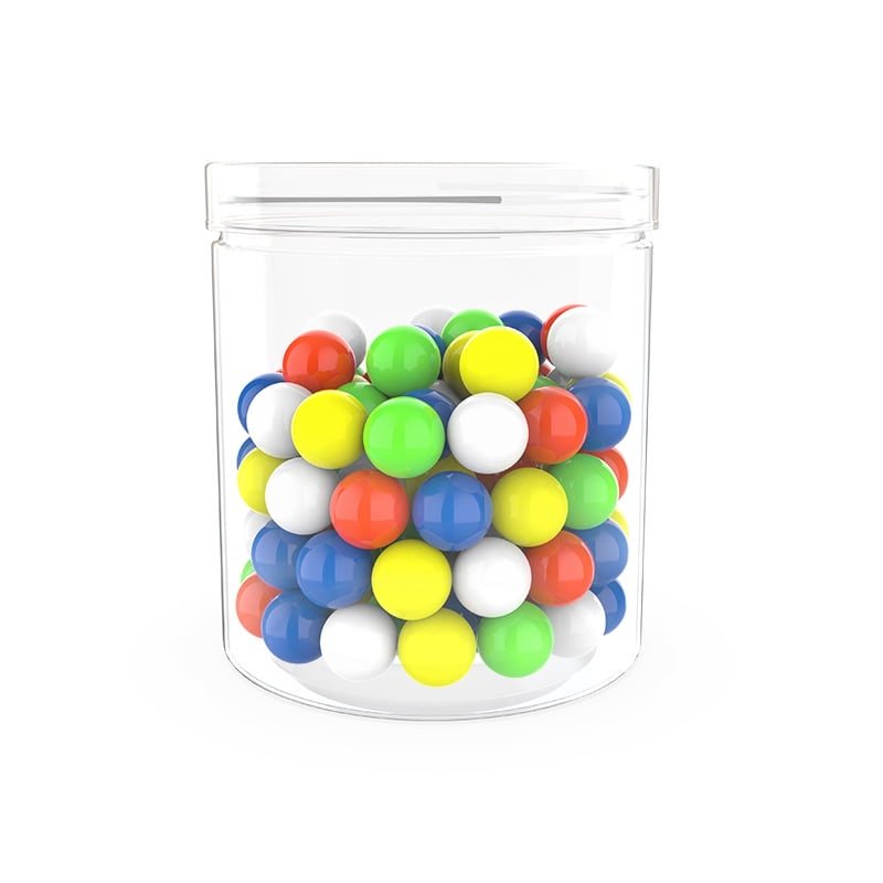 QIDITONG 100PCS Plastic Balls Counting Balls Probability Learning Balls ...