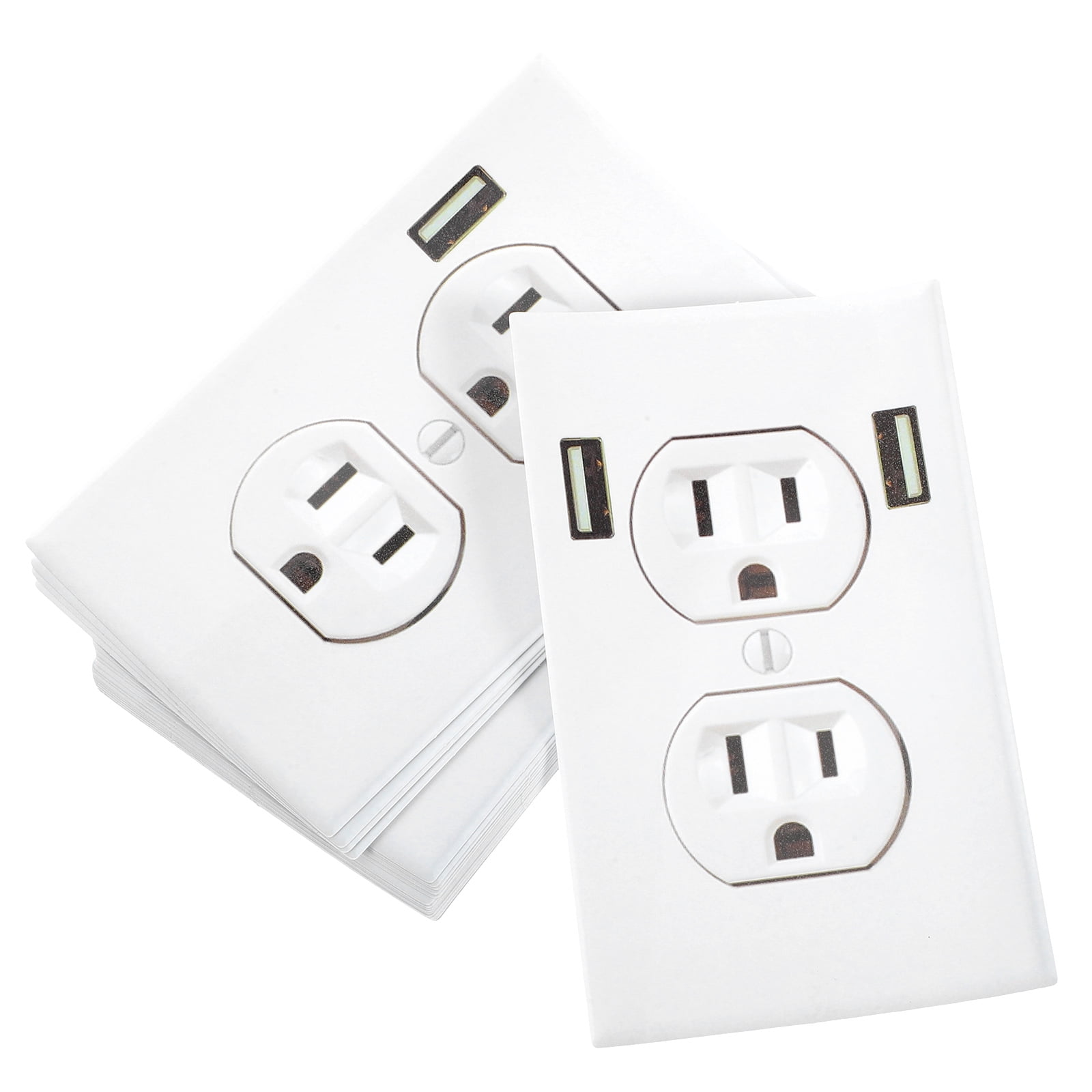 QIDITONG 10PCS Fake Electrical Outlet Prank Stickers Prank Decals ...
